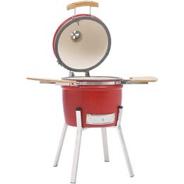 LONGZIMING Kamado-Grill und Smoker Keramik 81 cm