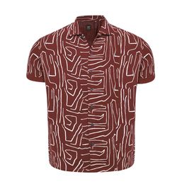 Campus Sutra Button Up Shirt 'Archer' male Red size M