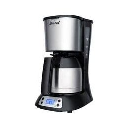 Steba Filterkaffeemaschine KM F3 Thermo, Filtermaschine edelstahl Kapazität: 8 Tassen/1 Liter Verbrauch: 900 Watt (Betrieb) Kanne: Thermo: 1 Abmessungen: 200 x 335 x 265 mm