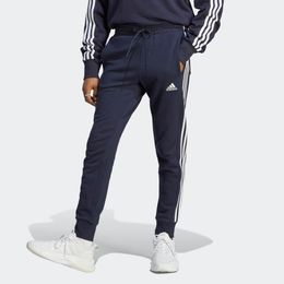 Adidas Essentials French Terry Tapered Cuff 3-Streifen Hose