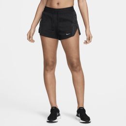 Nike Running Division Laufshorts mit Slip und halbhohem Bund für Damen (ca. 7,5 cm) - Schwarz