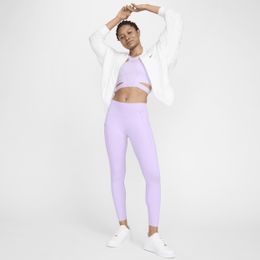 Nike Universa 7/8-Leggings mit mittlerem Halt, mittelhohem Bund und Taschen für Damen - Lila