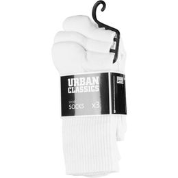 Urban Classics Freizeitsocken Unisex Sport Socks 3-Pack (1-Paar), weiß