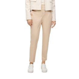 Anzughose s.Oliver BLACK LABEL Gr. 42, N-Gr, beige Damen Hosen High-Waist-Hosen
