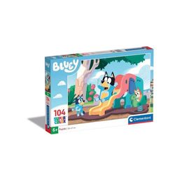 Clementoni Jigsaw Puzzle Bluey on the Slide 104st. Boden
