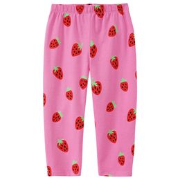 Yigga Mädchen Capri-Leggings mit Erdbeeren