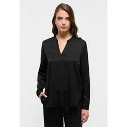 Longbluse Eterna "LOOSE FIT" Gr. 44, schwarz Damen Blusen Longblusen