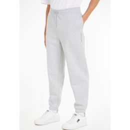 Sweatpants Tommy Jeans PLUS "TJM RLX NEW CLASSICS JOG EXT" Gr. 4XL, N-Gr, silberfarben (silver) Herren Hosen