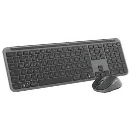 Mendler LOGITECH MK950 Signature Slim Combo, Tastatur & Maus Set, kabellos, Graphit