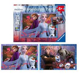 Ravensburger Disney Frozen Frostige Abenteuer Puzzle, 2 x 24 Teile