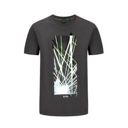 BOSS Green T-Shirt mit abstraktem Frontprint