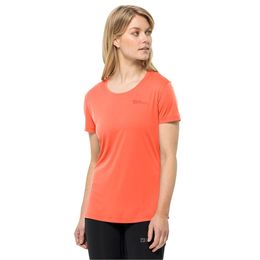 Jack Wolfskin Trainingsshirt "Tech" in Orange - XL