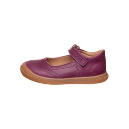 POM POM Leder-Ballerinas in Lila - 27