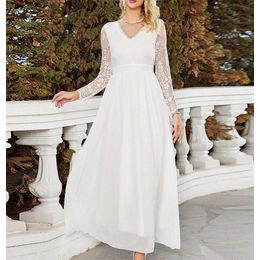 AFAZ New Trading UG Abendkleid Damen kleid Abendgarderobe Mode V-Ausschnitt Partykleid Cocktailkleid (1-tlg)