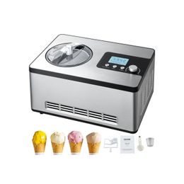VEVOR Eismaschine 2 L, 180 W Frozen Joghurtbereiter Speiseeismaschine 3 Modi Haushalt