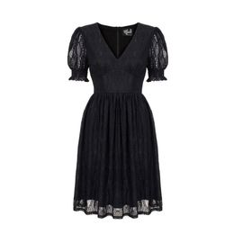 Hell Bunny A-Linien-Kleid Mortem Mini Dress Retro Vintage Spitze Lace Dress