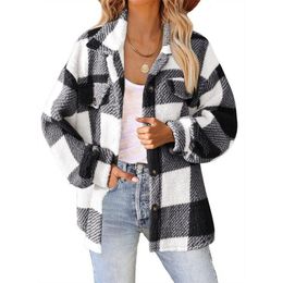 AFAZ New Trading UG 2-in-1-Strickjacke Strickjacke Damen-Cardigan-Jacke aus Wolle
