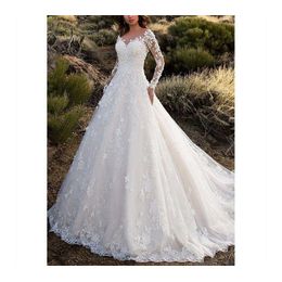 AFAZ New Trading UG Abendkleid Damen Partykleid Bankett Kleid Hochzeitskleid Spitzenkleid