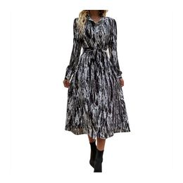 AFAZ New Trading UG Sommerkleid A-Linien-Kleid Damen Batik-Langkleid in Boho-Stil (Modisches Maxi-Kleid mit Tie-Dye-Effekt für Frauen) Geeignet für jeden Anlass