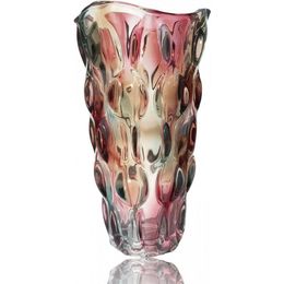 FELIXLEO Dekovase Unbreakable Flower Glass Vase 2.4lb 9.5inch Sparkle Bohemian Style (1 St)