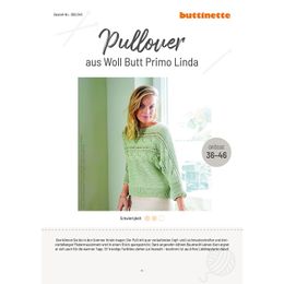buttinette Strickanleitung - Pullover aus Woll Butt Primo Linda