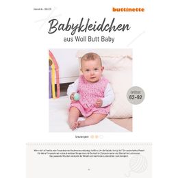 buttinette Strickanleitung – Babykleidchen aus Woll Butt Baby