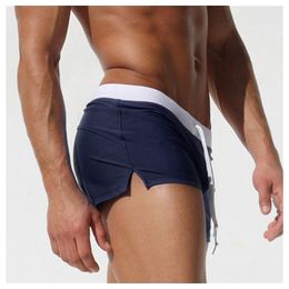 AFAZ New Trading UG Shorts Herren-Boxer-Badeshorts mit modischem Gesäßtaschen-Design Navy blau Atmungsaktive