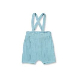 Sense Organics Shorts Sense Organics Naki Baby Latzhose Musselin Dusty Blue 6-12 M