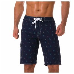 AFAZ New Trading UG Shorts Sommer große Strandhose Herren Resort Casual Blumenhose Schnelltrocknende Surf-Shorts