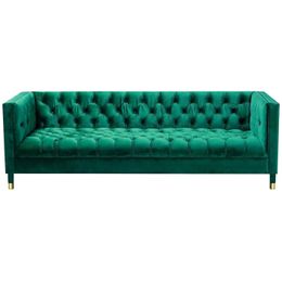 JVmoebel 3-Sitzer Chesterfield Design Polster Couch Textil Sofa Dreisitze Wohnzimmer