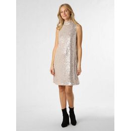 comma, Comma Abendkleid, beige|silberfarben