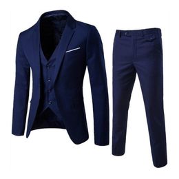 AFAZ New Trading UG Anzughose Herren Anzug Herrenanzug Einstecktuch slim herrenanzuge 3 teilig