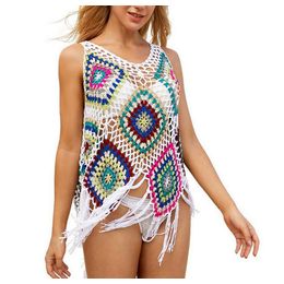 AFAZ New Trading UG Strandkleid Bikini Quaste Weste Badeanzug Strand Sonnencreme Sling Bluse (1-tlg)