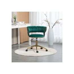 IDEASY Drehstuhl Büroschreibtisch und Stuhl aus Samt