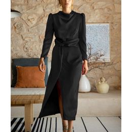 AFAZ New Trading UG Abendkleid A-Linien-Kleid Dame Edles Satin-Abendkleid für anspruchsvolle Eleganz (Damen-Gala-Kleid in stilvollem Satin-Look) Geeignet für jeden Anlass