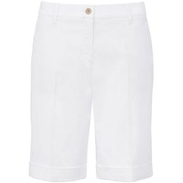 Slim Fit-Bermuda Modell Mia B. Brax Feel Good weiss