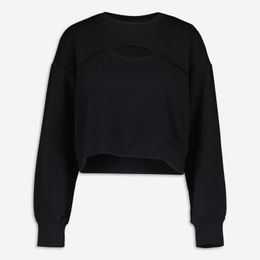 TK Maxx Schwarzes cropped Sweatshirt