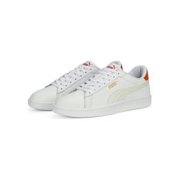 Puma Leder-Sneakers "Puma Smash 3.0 L" in Weiß - 46