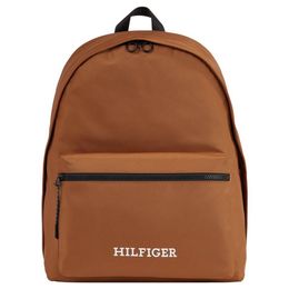 Tommy Hilfiger Cityrucksack TH MONOTYPE DOME BACKPACK, braun