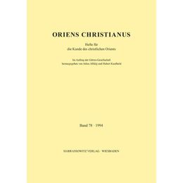 Oriens Christianus 78 (1994), Kartoniert (TB)