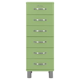 Tenzo Malibu Kommode Metall/Holzwerkstoff 41x41x111 cm Spring Green