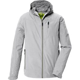 Killtec® Funktionsjacke, wasserdicht, winddicht, für Herren, grau, 3XL