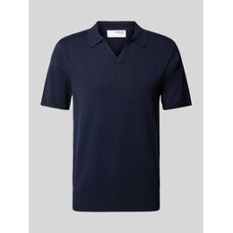 Selected Homme Slim Fit Poloshirt mit V-Ausschnitt Modell 'TELLER'