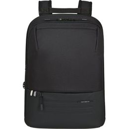Samsonite Laptoprucksack Stackd Biz, Freizeitrucksack Schulrucksack USB-Schleuse Tablet-Laptopfach, schwarz