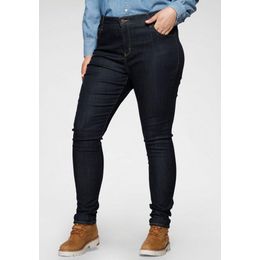 LEVI'S® PLUS Levi's® Plus Skinny-fit-Jeans 721 PL HI RISE SKINNY sehr figurbetonter Schnitt, blau