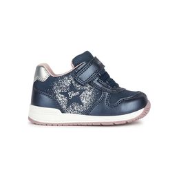 Geox Leder-Sneakers "Rishon" in Blau - 24