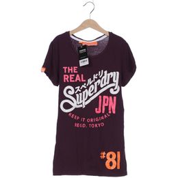 Superdry Damen T-Shirt, flieder