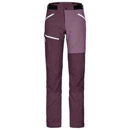 Ortovox - Women's Westalpen Softshell Pants - Tourenhose Gr S lila