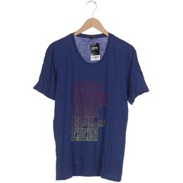 Drykorn Herren T-Shirt, blau, Gr. 56