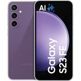 Samsung Smartphone "Galaxy S23 FE" Mobiltelefone AI-Funktionen Gr. 256 GB 8 GB RAM, lila (purple) Bestseller